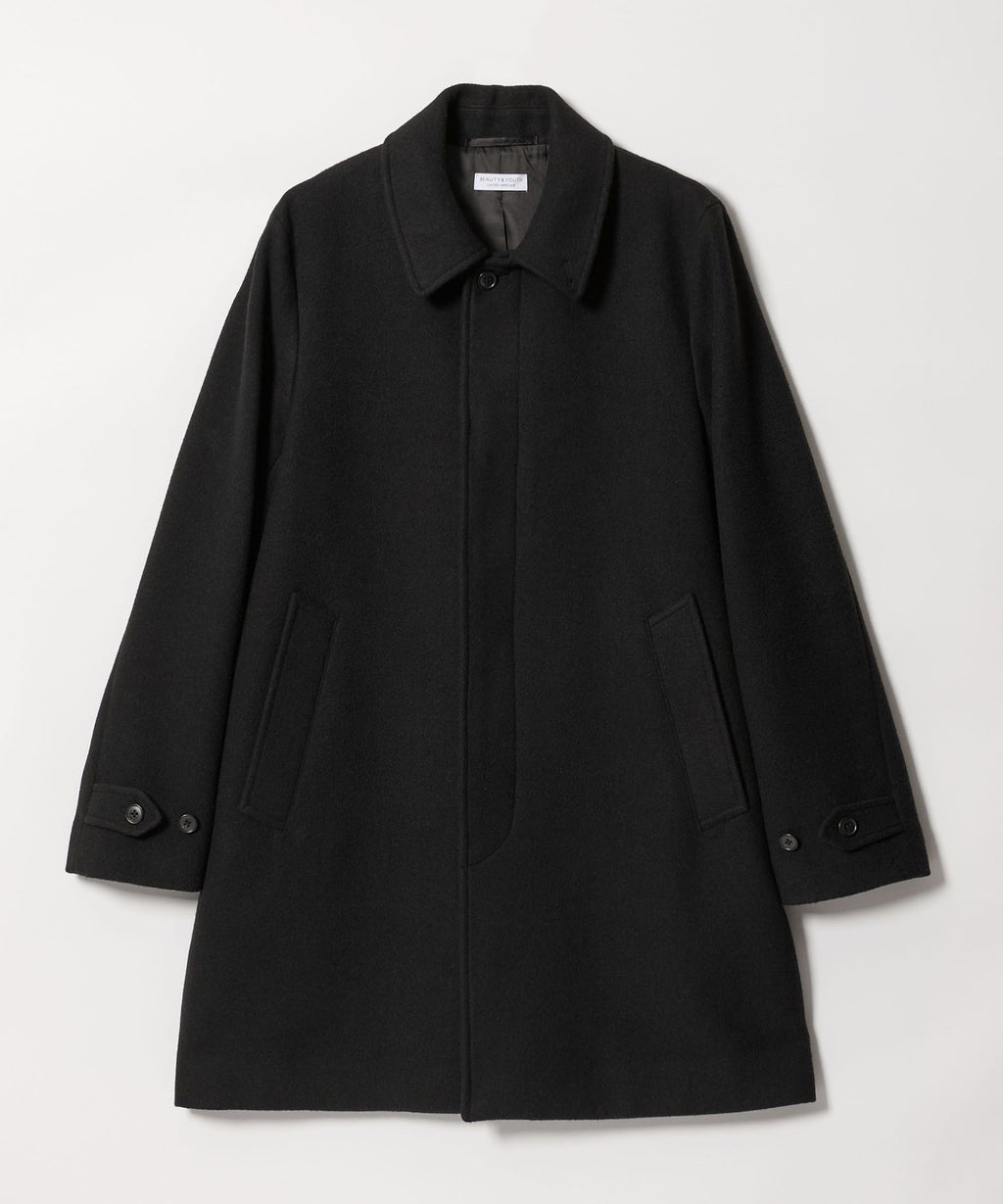 [WEB Limited WARDROBE SMART] PE Melton Balmacaan COAT - UNITED ARROWS