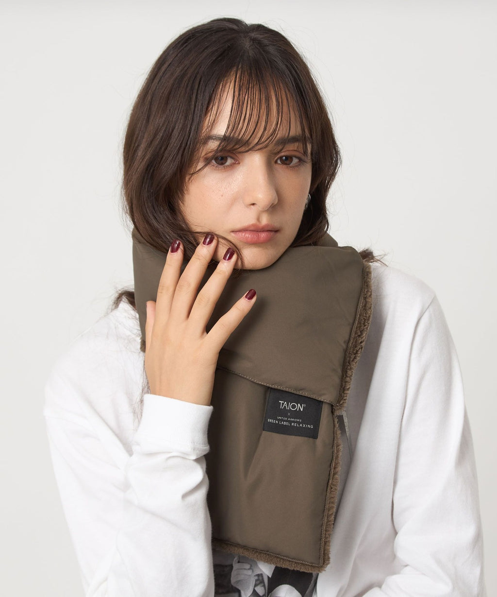 [Exclusive] [TAION] Down Boa MUFFLER - UNITED ARROWS